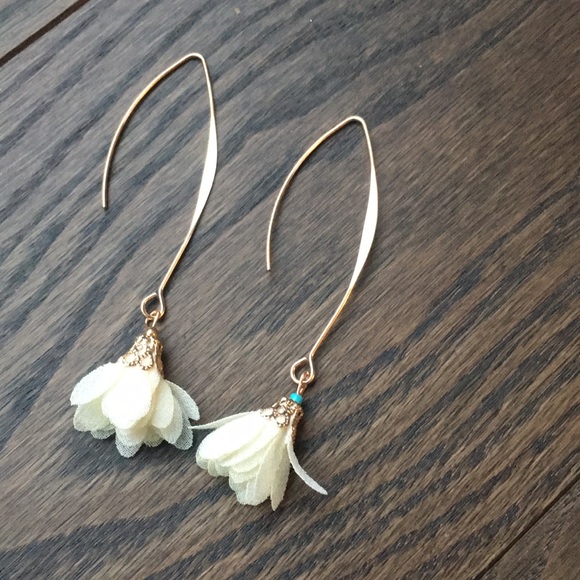 Jewelry | Nwt Bohemian Ear Drop Long Dangle Flower Earrings | Poshmark